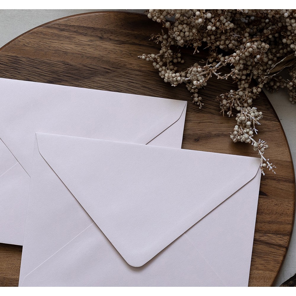 Blush Pink Envelopes | C7, C6, 5x7", C5, Square | DIY